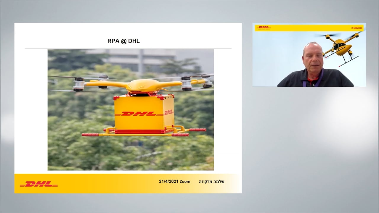 DATA FOCUS 2021 - RPA @DHL - מרכז ידע למחשוב ותפעול הארגון ERP.ORG.IL