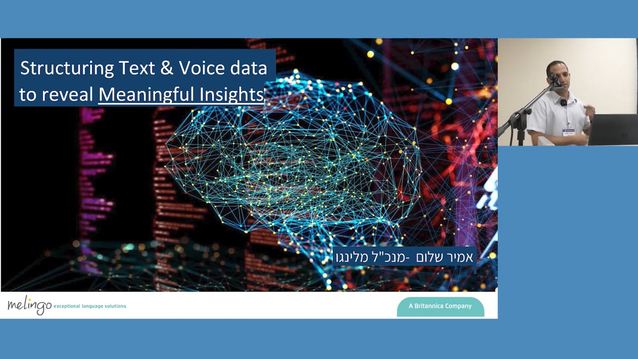 Structuring Text & Voice data to reveal meaningful Insights - DATA ...